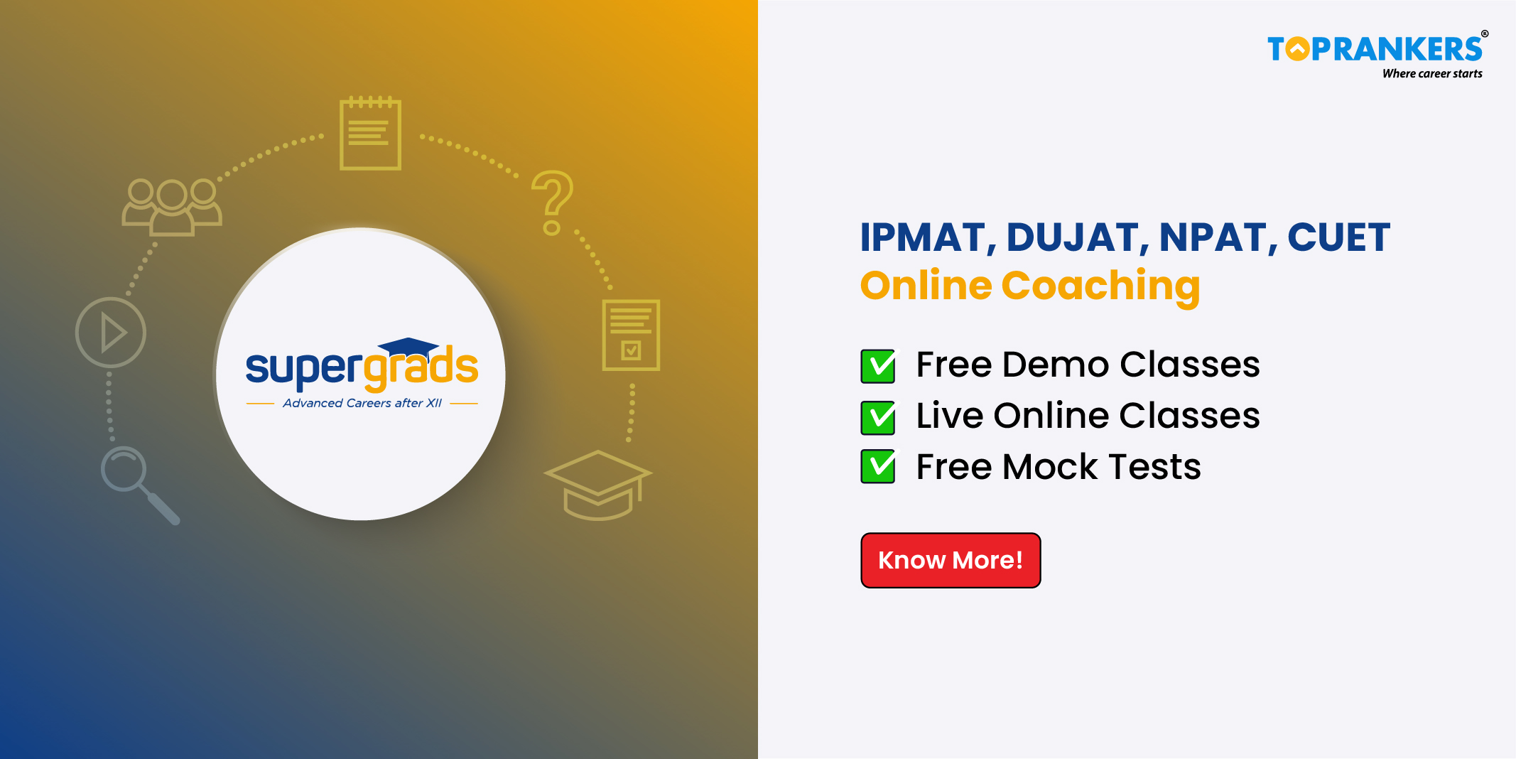 CUET PG Online Coaching 2024 by SuperGrads [Watch Free Demo Classes]