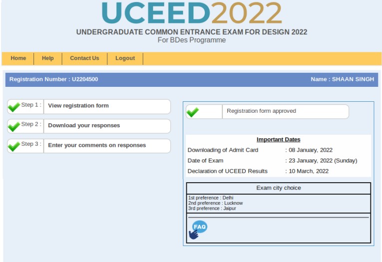 UCEED 2023 Answer Key Download pdf Here